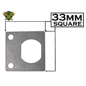 Cam Lock Scar Plates - Locks Galore